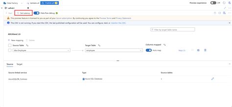 使用異動資料擷取資源，擷取具有結構描述演進的已變更資料 azure data factory microsoft learn