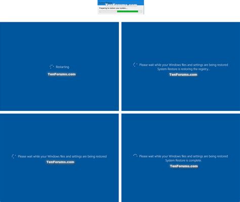 System Restore Windows 10 Tutorials