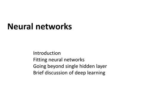 Ppt Neural Networks Powerpoint Presentation Free Download Id 1881468