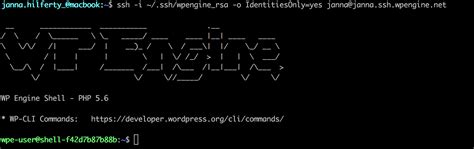 SSH Key Management For Shell Access WP Engine