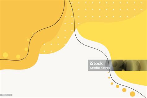추상 노란색 배경입니다 리퀴드 스타일 미니멀 한 아트 워크 포스터 웹 배너 벽지 패브릭 프린트 용 디자인 고객 참여에 대한 스톡 벡터 아트 및 기타 이미지 Istock