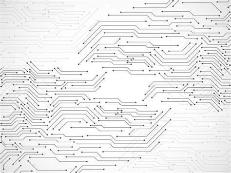 Electronic Circuit Board Royalty Free Vector Image