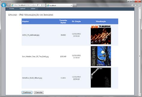 Upload De Múltiplos Arquivos Em Aspnet Web Forms Com O Plugin
