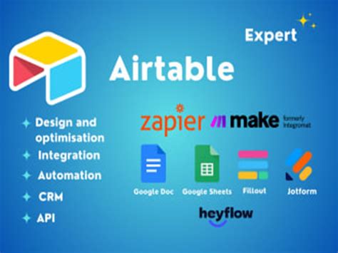 A Design Of Airtable Automation Zapier Integration Database Upwork