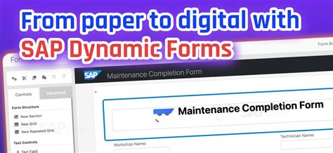From Paper To Digital Hands On With Sap Dynamic Forms And S4hana