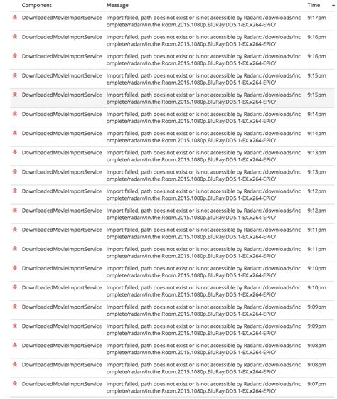 Weird Log Error Import Failed Path Does Not Exist Or Is Not