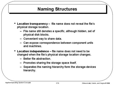 Module 17 Distributedfile Systems Background Naming And Transparency