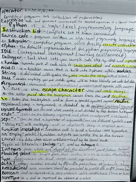 Lamar Johnson On Linkedin Python Notes Years Ago