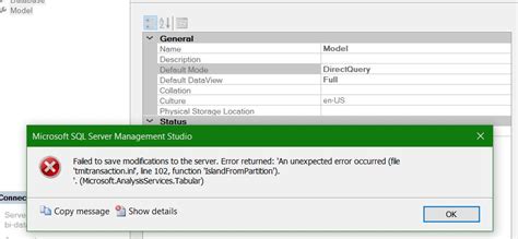 Import And Directquery Mode Issue On Ssas Cubes Microsoft Qanda