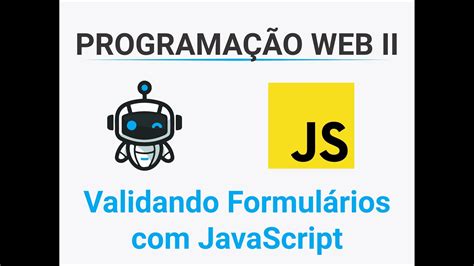 Validando Formulários Com Javascript E Bootstrap Youtube