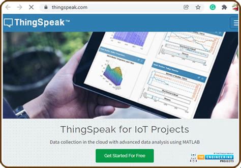 Sending Data To Cloud With Esp32 And Thingspeak The Engineering Projects
