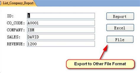 Bugworkshop Access Vba Export Tables To Other File Format