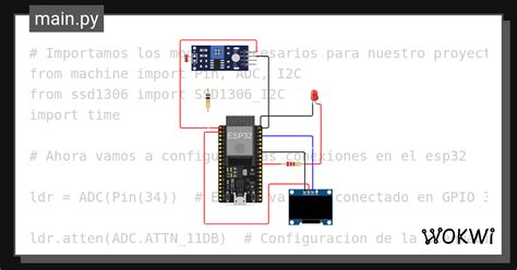 EV1 Iluminación automático Wokwi ESP32 STM32 Arduino Simulator