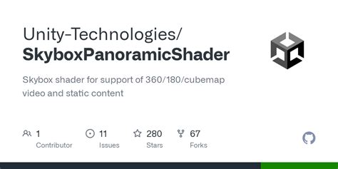 Github Unity Technologies Skyboxpanoramicshader Skybox Shader For Support Of Cubemap