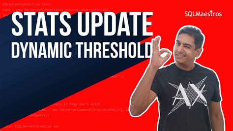 Auto Statistics Update Threshold In Sql Server Sql Server Training