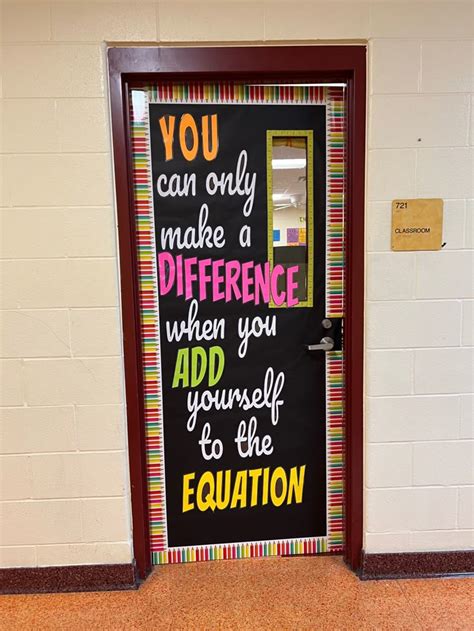 Math Classroom Door Middle School Math Classroom Math Classroom