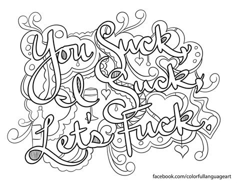 Printable Dirty Coloring Book