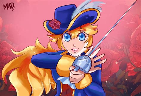 Princess Peach And Swordfighter Peach Mario And More Drawn By Madzillart Danbooru