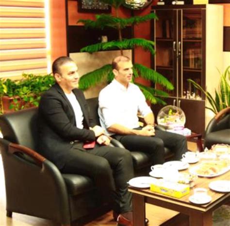 سید قاسم موسوی در کنار محمد امین کریم پور و مصطفی زورمندخبر ورزشی