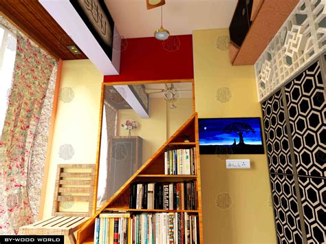 The Living Room Is Partitioned By Sliding Door By Wood World Kreatecube