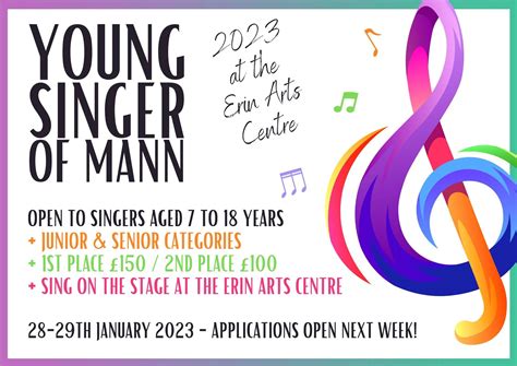 Young Singer Of Mann 2023 Erin Arts Centre
