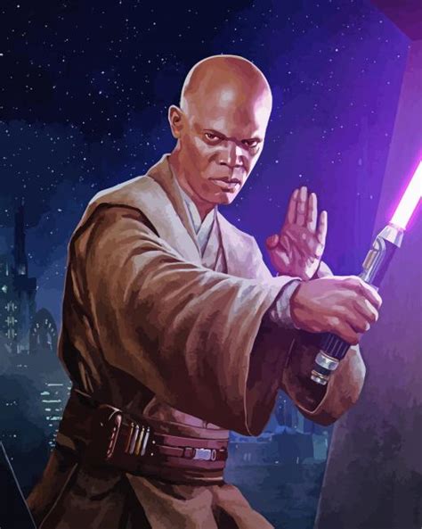 Aesthetic Mace Windu Diamond Painting Diamondpaintpro