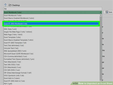 Ways To Unprotect An Excel Sheet WikiHow Ways To Unprotect An Excel Sheet WikiHow
