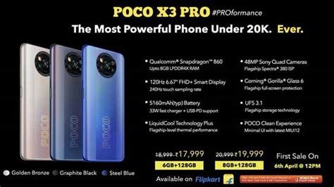Poco X Pro First Sale In India Starts Today Check Price Bank Offers Features And More Zee