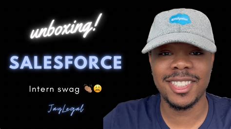 Salesforce Intern Swag Unboxing Youtube