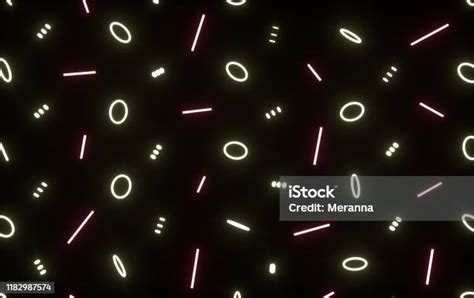 컴퓨터는 빛나는 네온 실린더 반지 모양과 최소한의 배경을 생성했다 추상 기하학적 모양입니다 3d 렌더링 레이저 쇼 네온 조명 0명에 대한 스톡 사진 및 기타 이미지 Istock