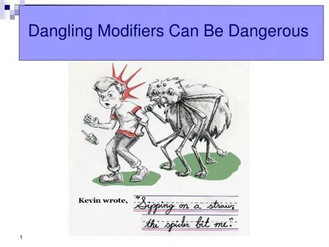 PPT Dangling Modifiers Can Be Dangerous PowerPoint Presentation Free Download ID
