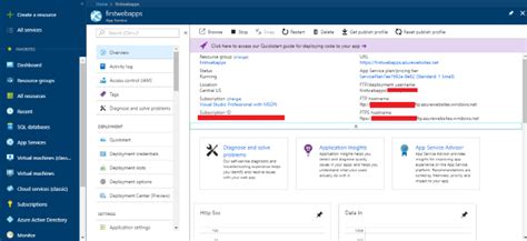 Azure Web App Create Connect And Deploy Using Ftp Codeproject