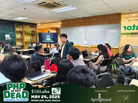 Php Is Not Dead Springboardlabs Laravel Workshop Inspires The Next Wave Of Developers