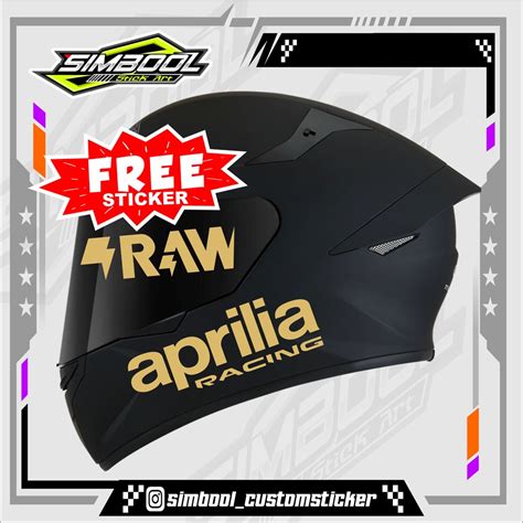 Jual Stiker Helm Aprilia Stiker Helm Leopard Kyt Termurah Stiker