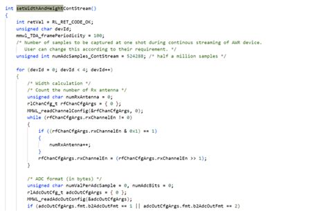 Mmwcas Dsp Evm Dfp Mmwavelinkcascadeexample Question Sensors Forum Sensors Ti E2e