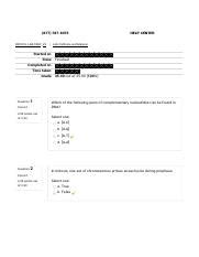 Lab 3 Quiz 1 Pdf 877 787 8375 BIO201L LAB ONLY V2 HELP CENTER Lab 3 Mitosis And Meiosis
