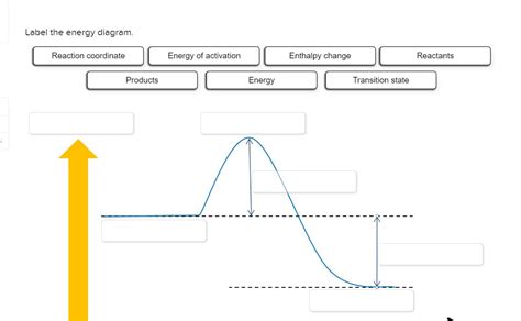 Solved Label The Energy Diagram Reaction Coordinate Energy