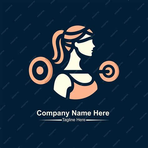 Логотип женского тренажерного зала здесь Премиум векторы