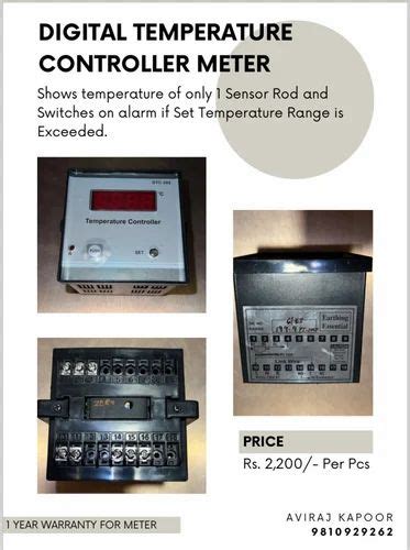 Digital Temperature Controller Meter At 2200 Piece New Delhi ID 2854182057730