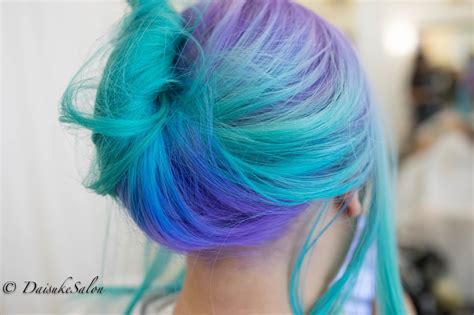 Aquamarine Ombre Hair