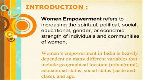 Gender Equality And Women Empowerment Pptx