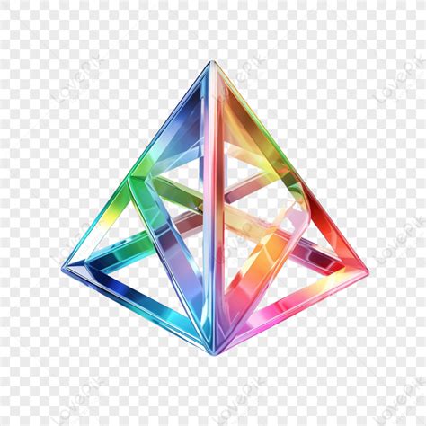 추상 프리즘 기하학적 모양 3d 렌더링얼룩추상적인 Png 일러스트 무료 다운로드 Lovepik