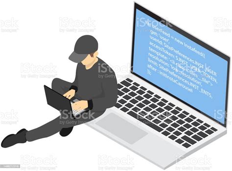 Person Is Working With Laptop Typing On Keyboard Programming Coding Hacker Hacks Program Code