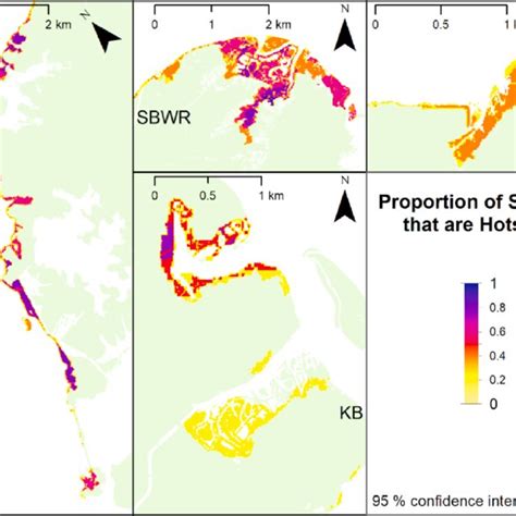 Spatial Overlap Of Ecosystem Service Hotspots Expressed As A Proportion
