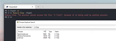 Windows Terminal Does Not Release Folder Handle When Starting With Open In Terminal Issue