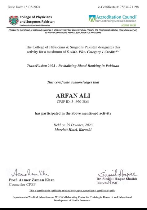 Alhamdulliah Got Another Certificate Irfan Ali