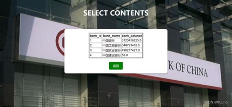 数据库：通过web页面对数据库进行增删改查操作 数据库 增删改查 网页 csdn博客