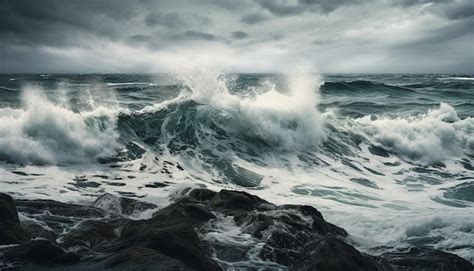 거대한 파도 이미지 Freepik에서 무료 다운로드