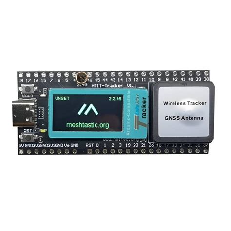PLACA DESARROLLO IOT LORA HELTEC TRACKER GPS 510MHZ ESP32 WFI BT USBC