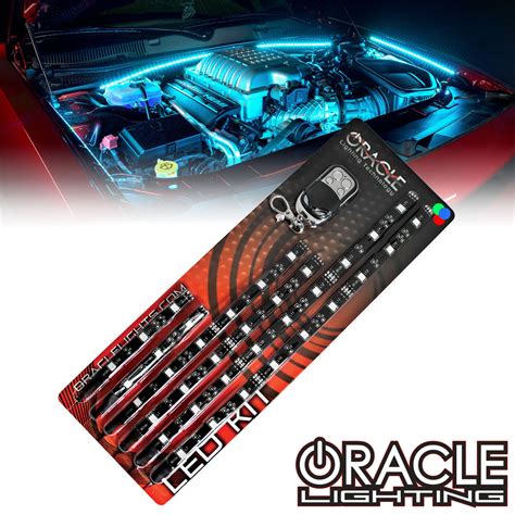 Engine Bay Led Flexible Strip Lighting Kit With Wireless Remote Oracle Lighting